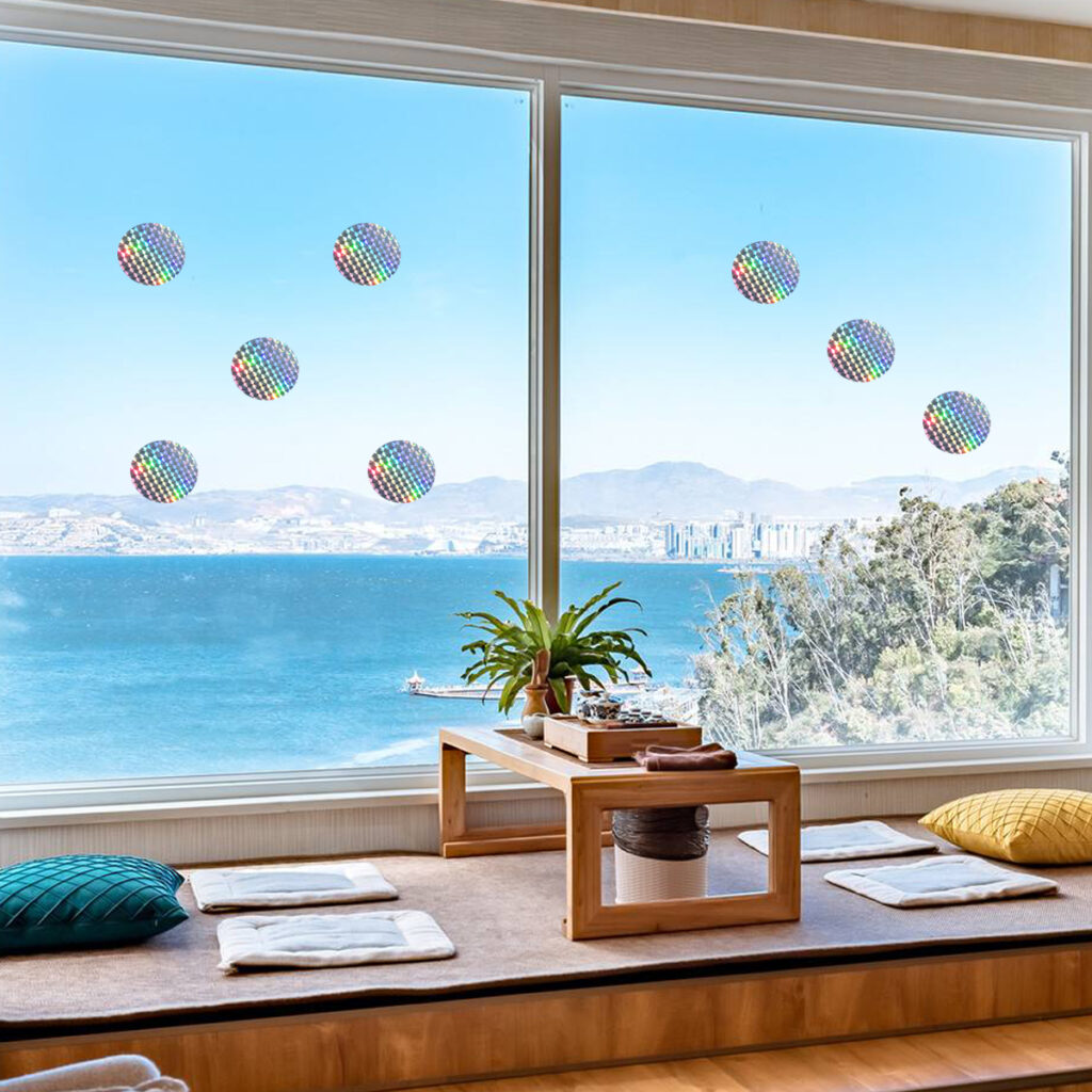 Holographic Circle Bird Deterrent Stickers - EACILLES